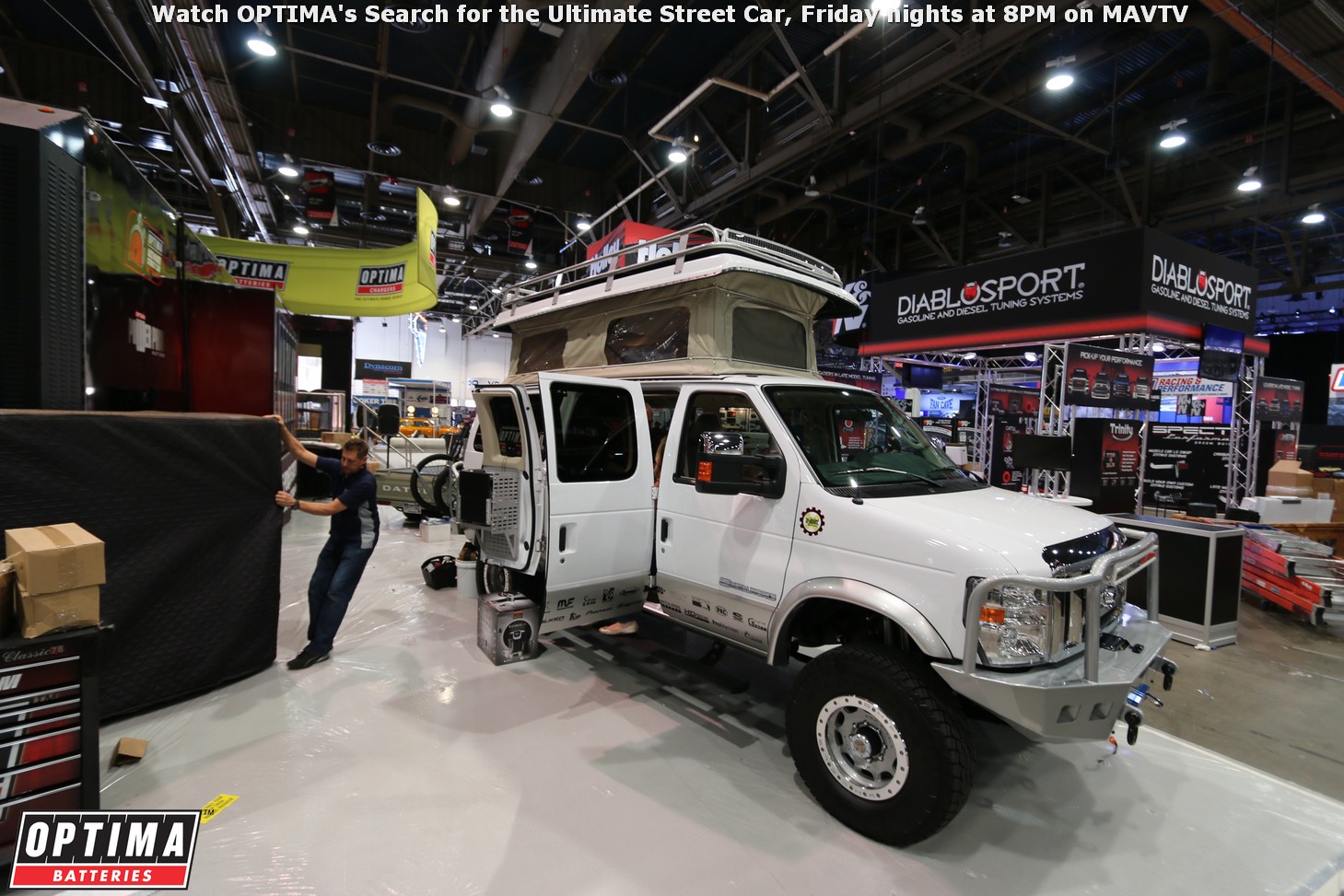 OPTIMA Ford Econoline Van SEMA Show Project Update - optimabatteries