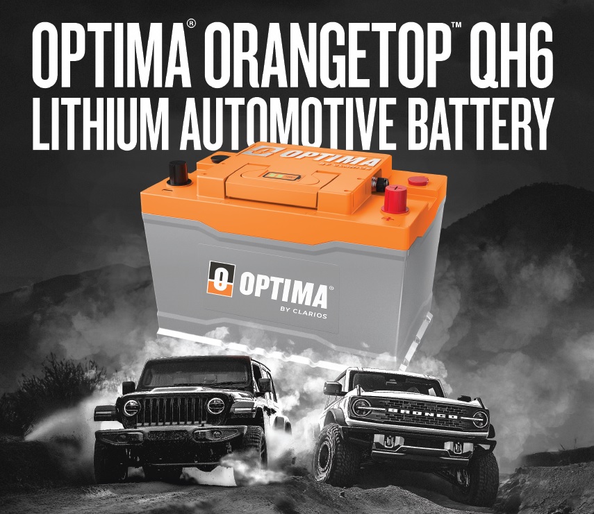 OPTIMA BATTERIES DEBUTS NEW ORANGETOP LITHIUM QH6 AT THE SEMA SHOW | Clarios